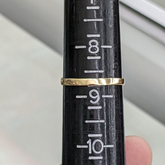 Unbrand | Jewelry | Kt Real Gold Heart Letter M Ring | Poshmark